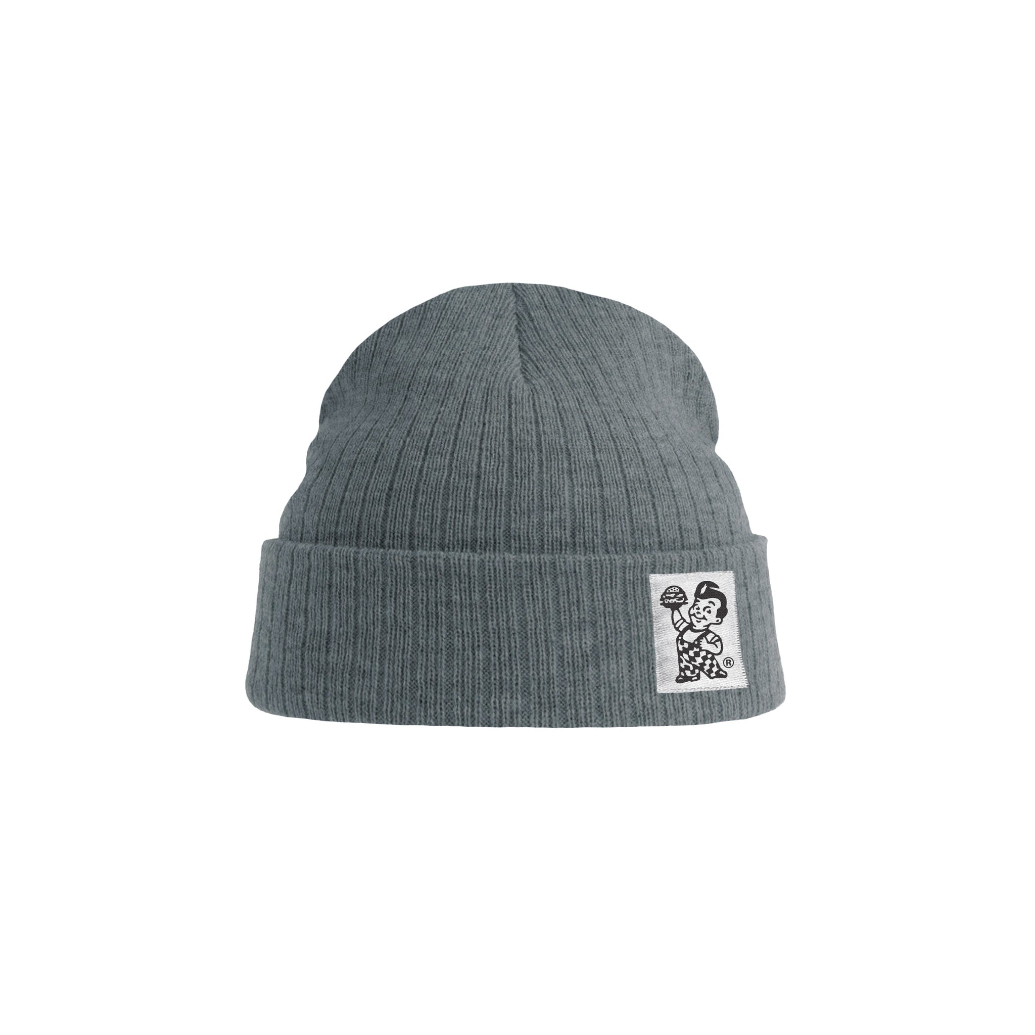 Burnout Light Grey Beanie – Bob’s Big Boy Burbank