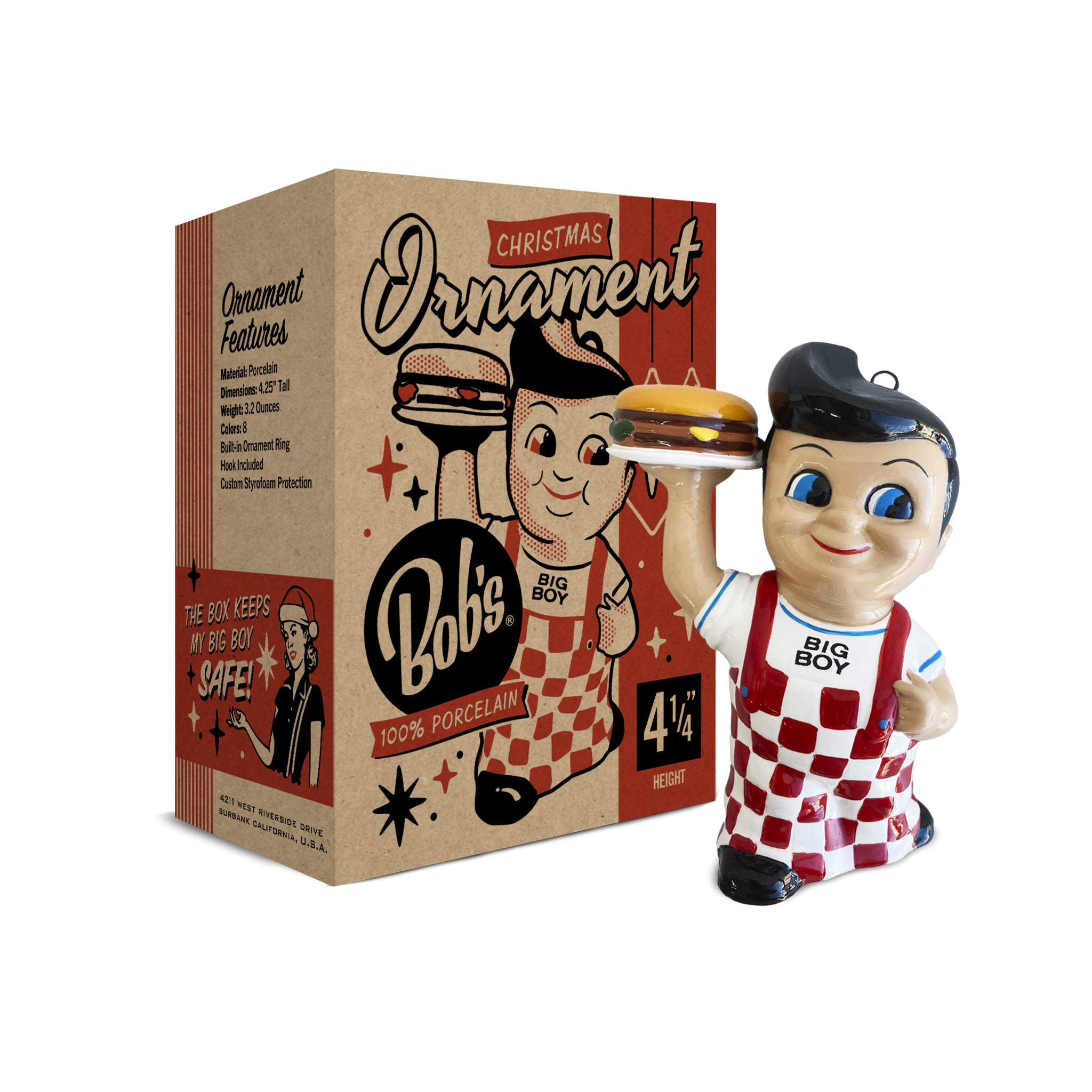 Big Boy "Christmas" Ornament – Bob’s Big Boy Burbank