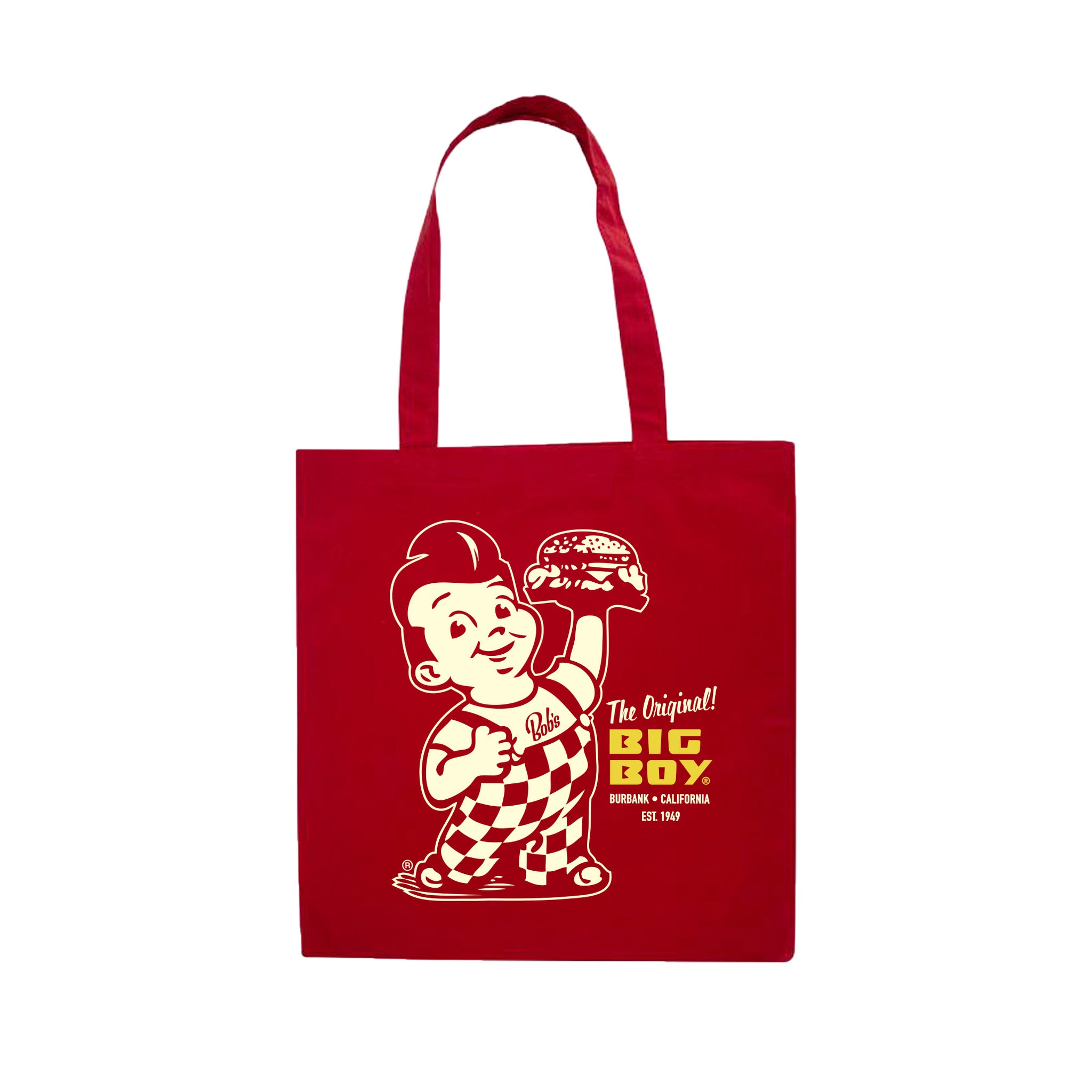 Big Boy Red Tote Bag – Bob’s Big Boy Burbank