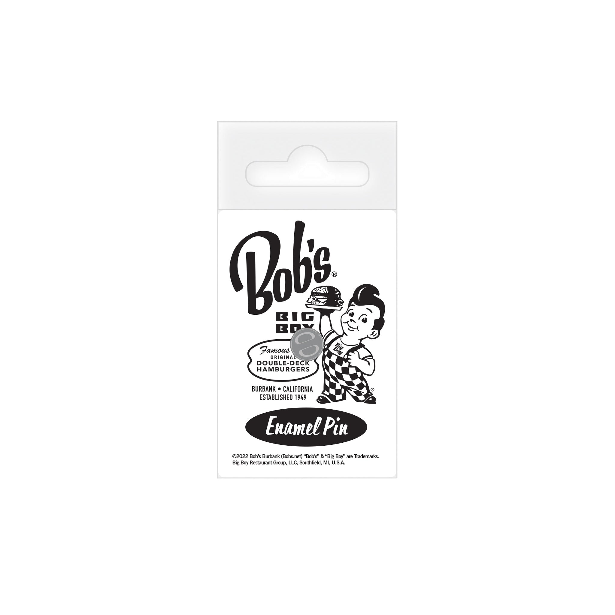 Big Boy Enamel Pin – Bob’s Big Boy Burbank